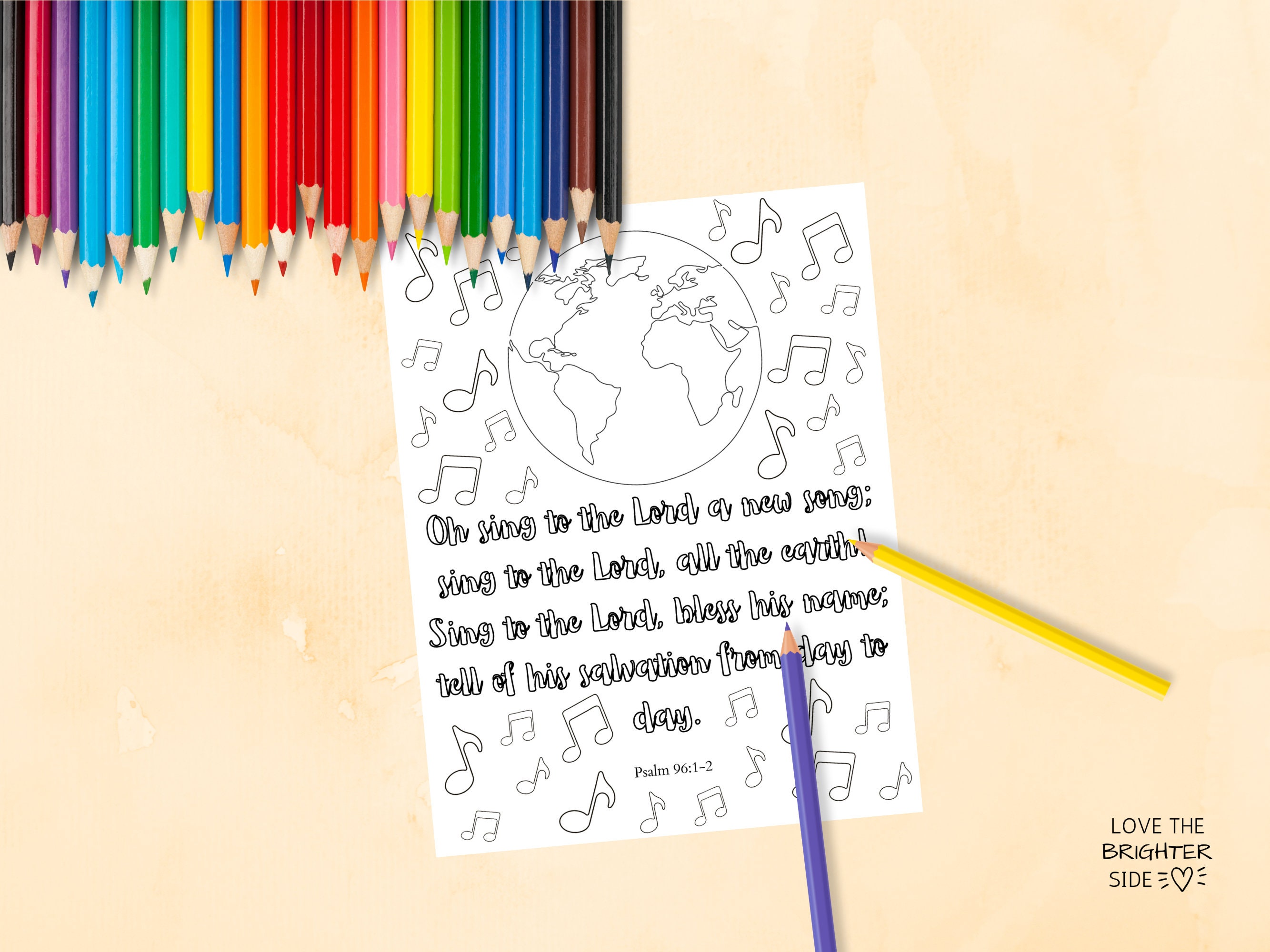 Printable Bible Verse Coloring Pages Set - Etsy