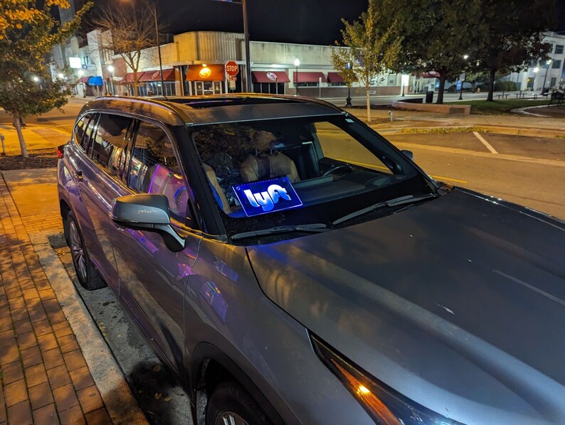 LED Delivery Service Window Sign Doordash Instacart Uber Grubhub Shipt ...
