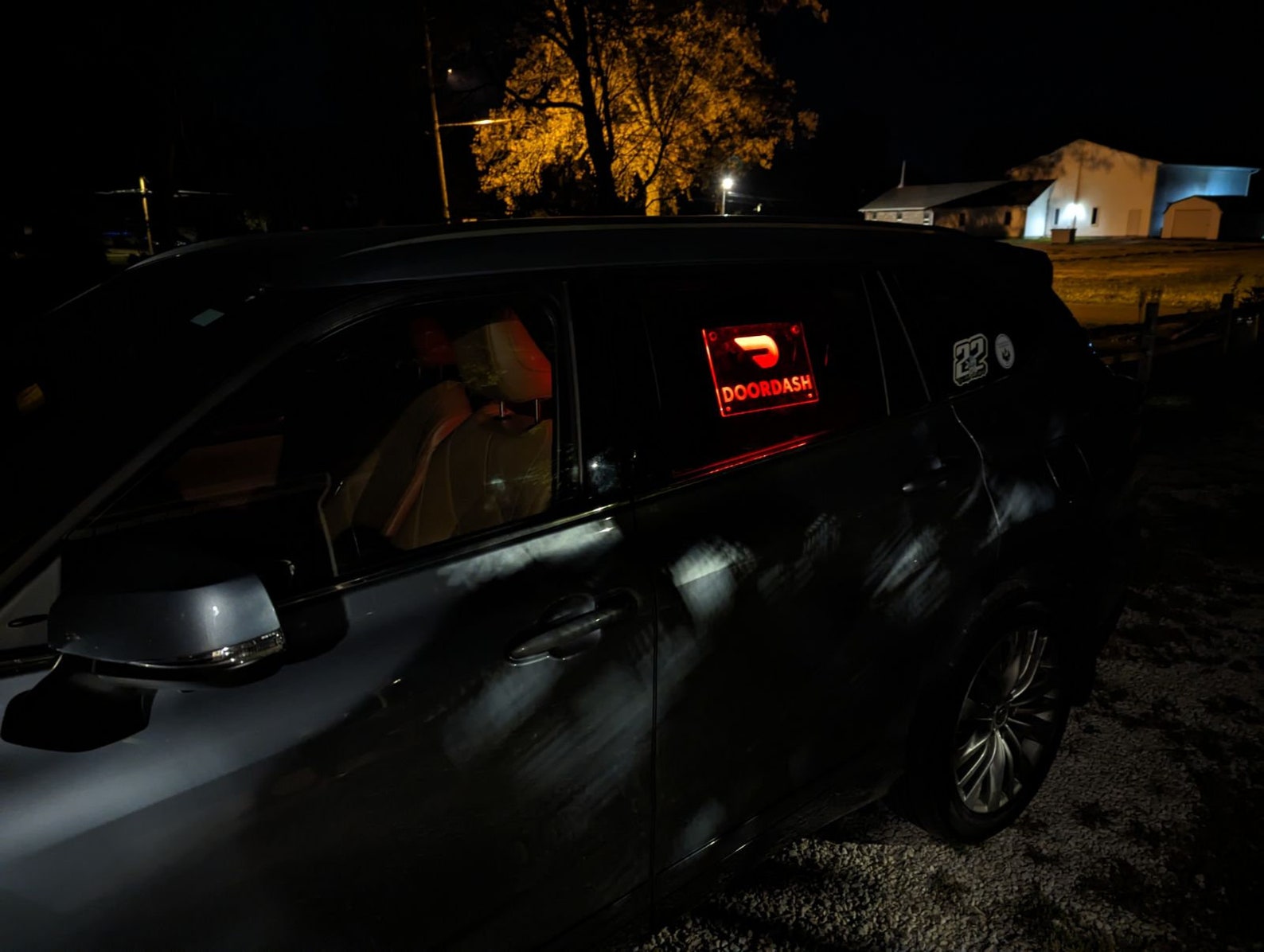 LED Delivery Service Window Sign Doordash Instacart Uber Grubhub Shipt ...
