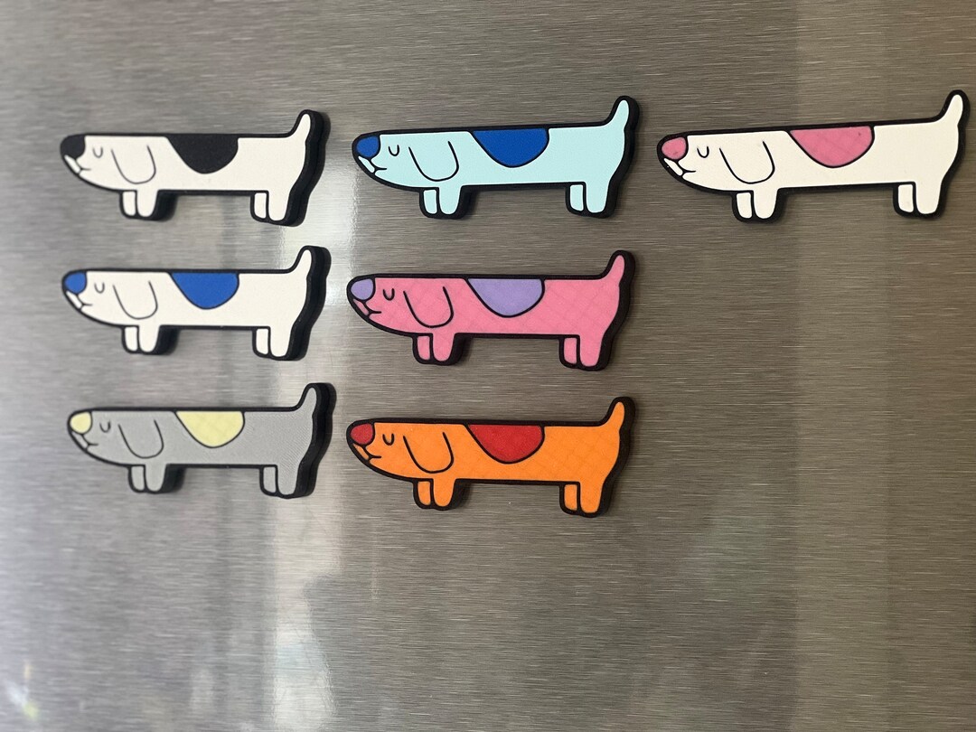 BLUEY LONGDOG Fridge Magnet Toolbox Etc - Etsy UK