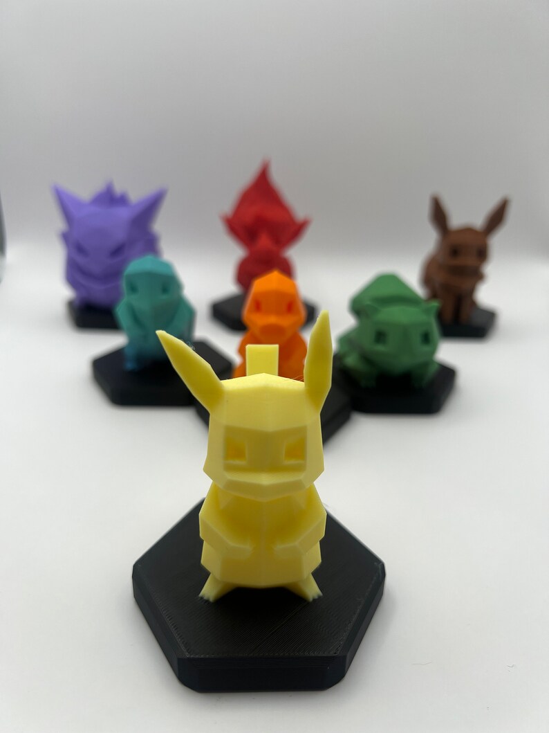 Pokemon Toys, Stands, Display, Game, Paintable - Etsy