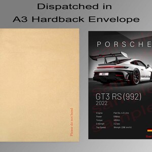 2022 Porsche 911 GT3 RS 992 A3 Size Poster Print High Quality Print Wall Art - Etsy UK