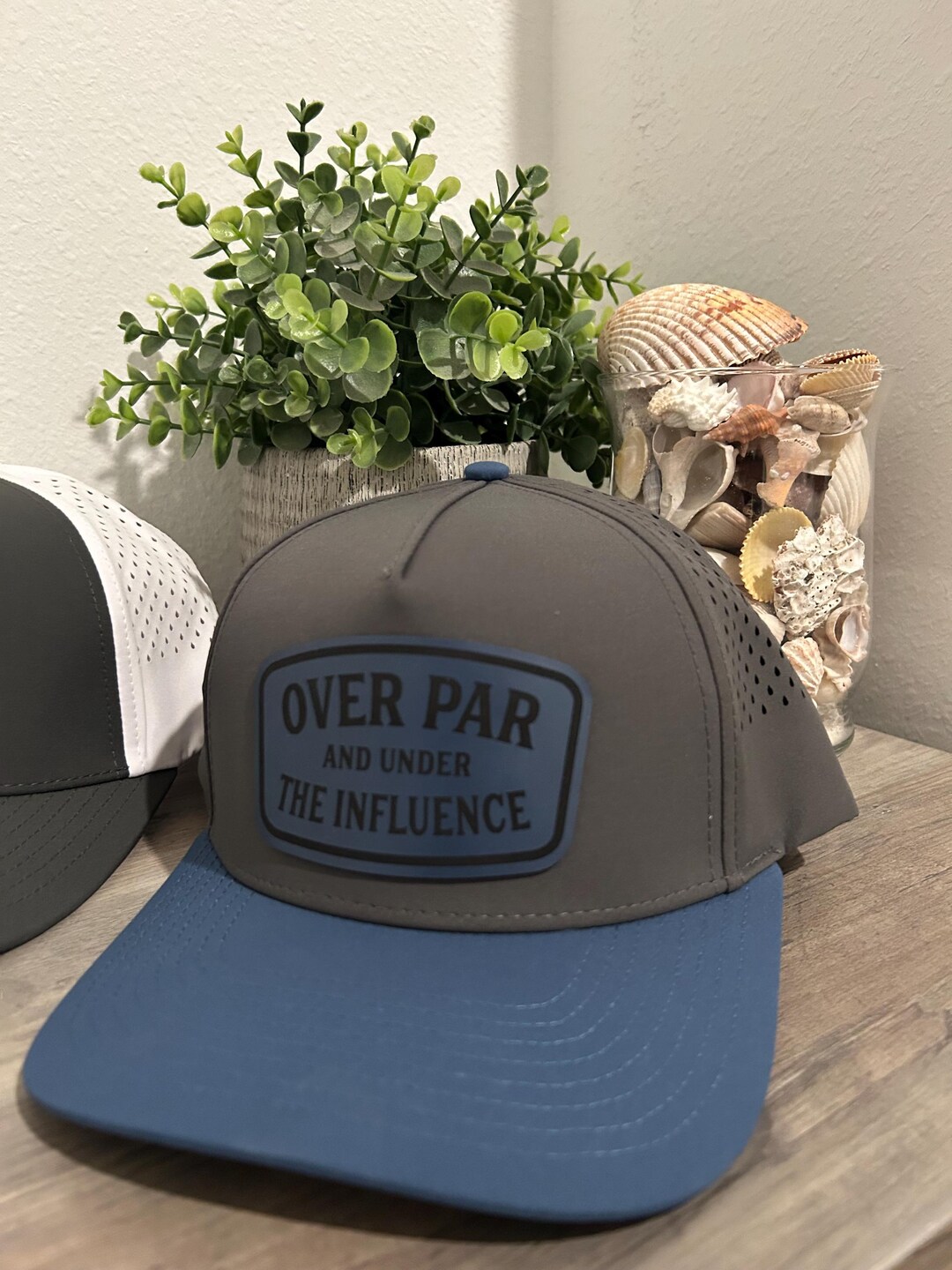 Over Par and Under the Influence Patch Hat - Etsy