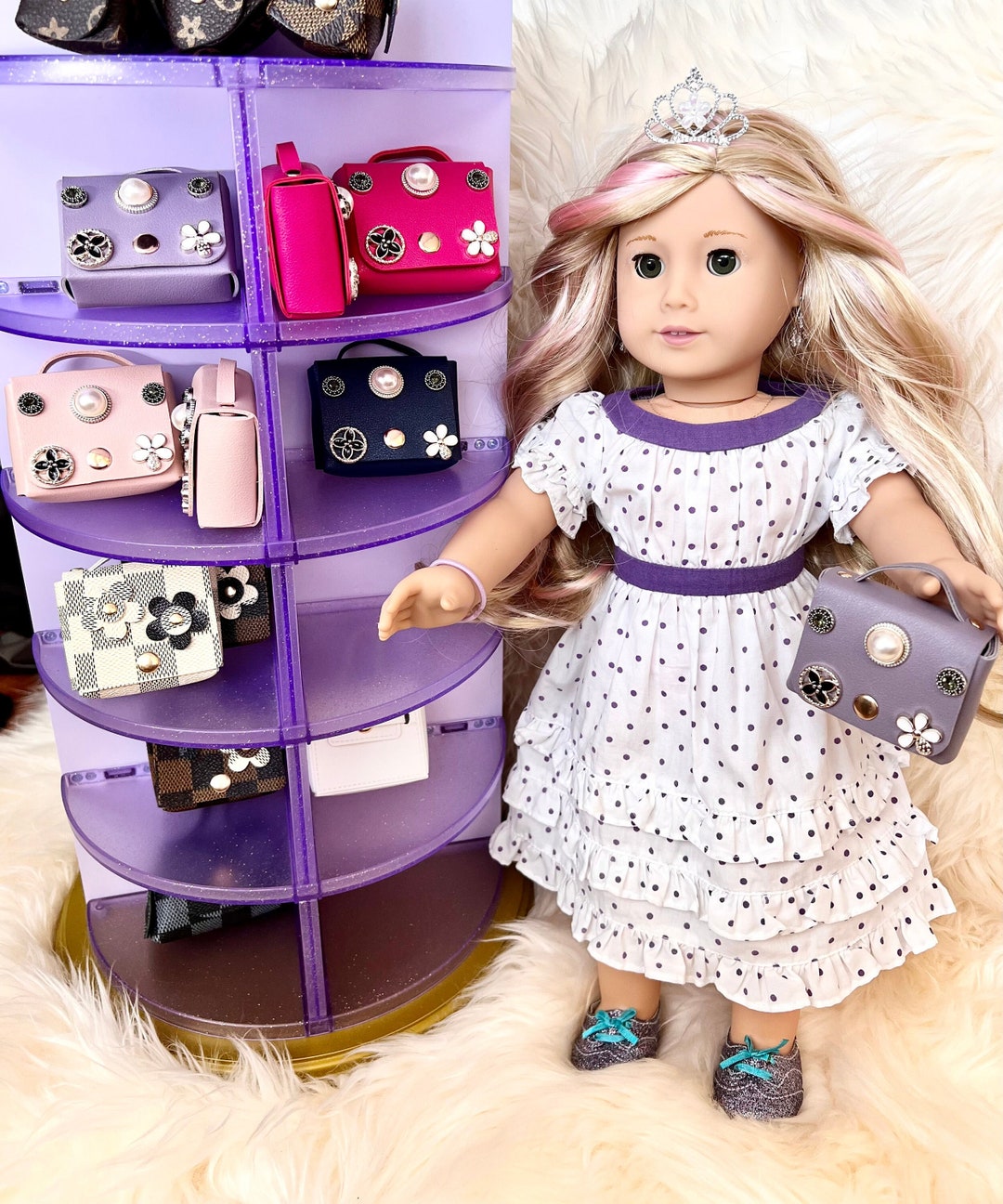 Mini Modern Purse for 18 Inch Dolls or American Girl Dolls - Etsy