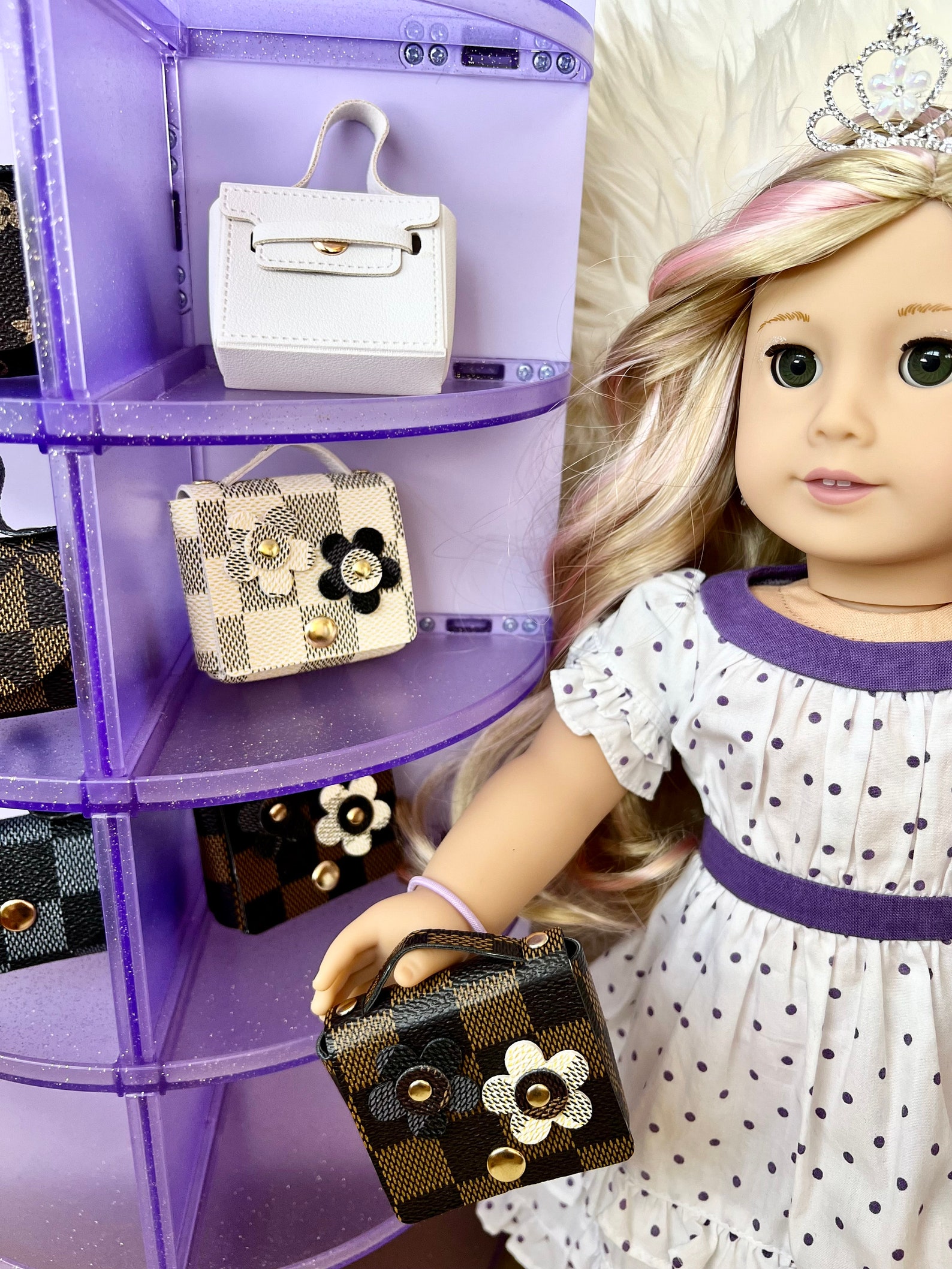 Mini Modern Purse Bag for American Girl or 18 Inch Doll - Etsy