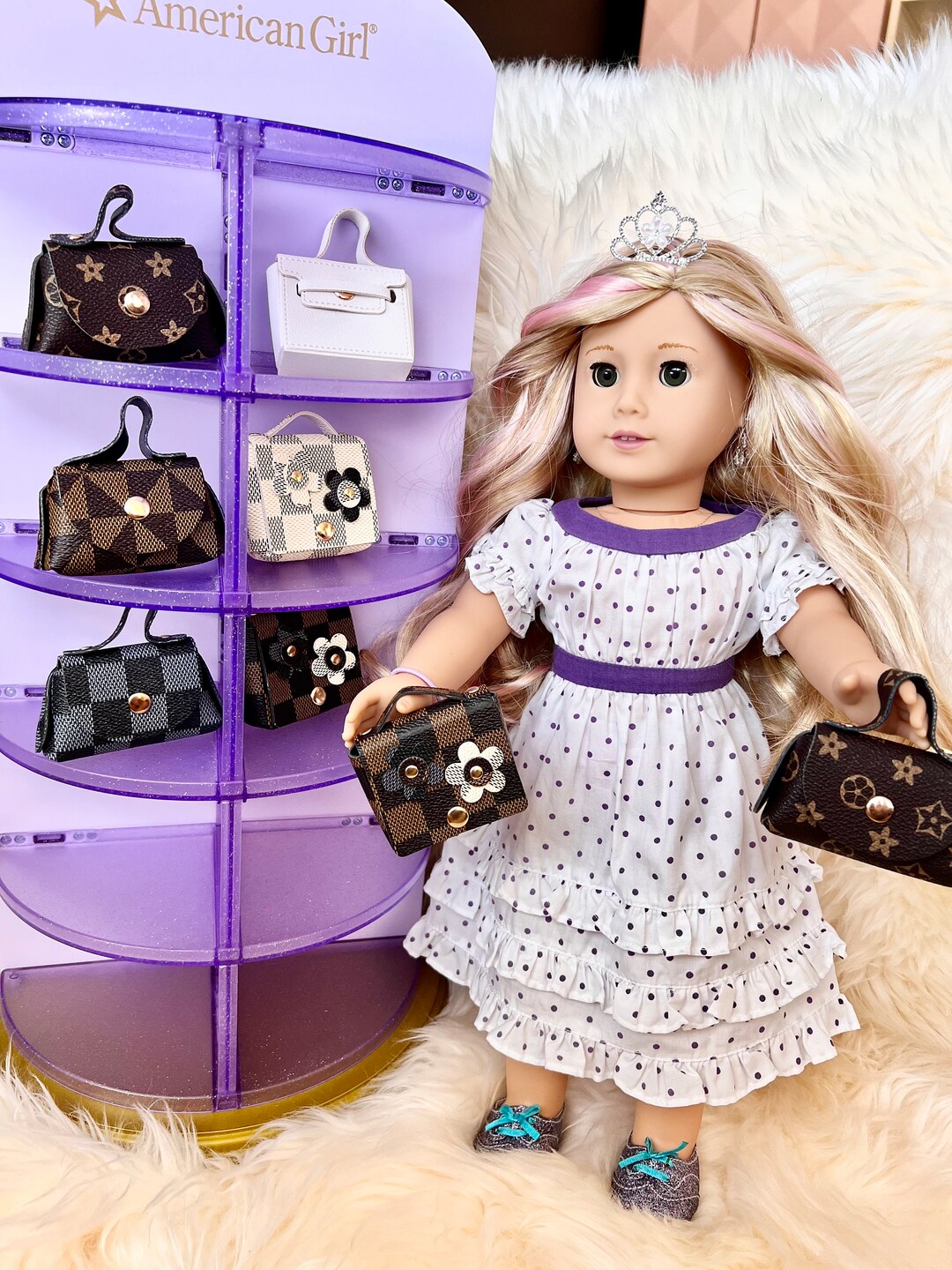 Mini Modern Purse Bag for American Girl or 18 Inch Doll - Etsy