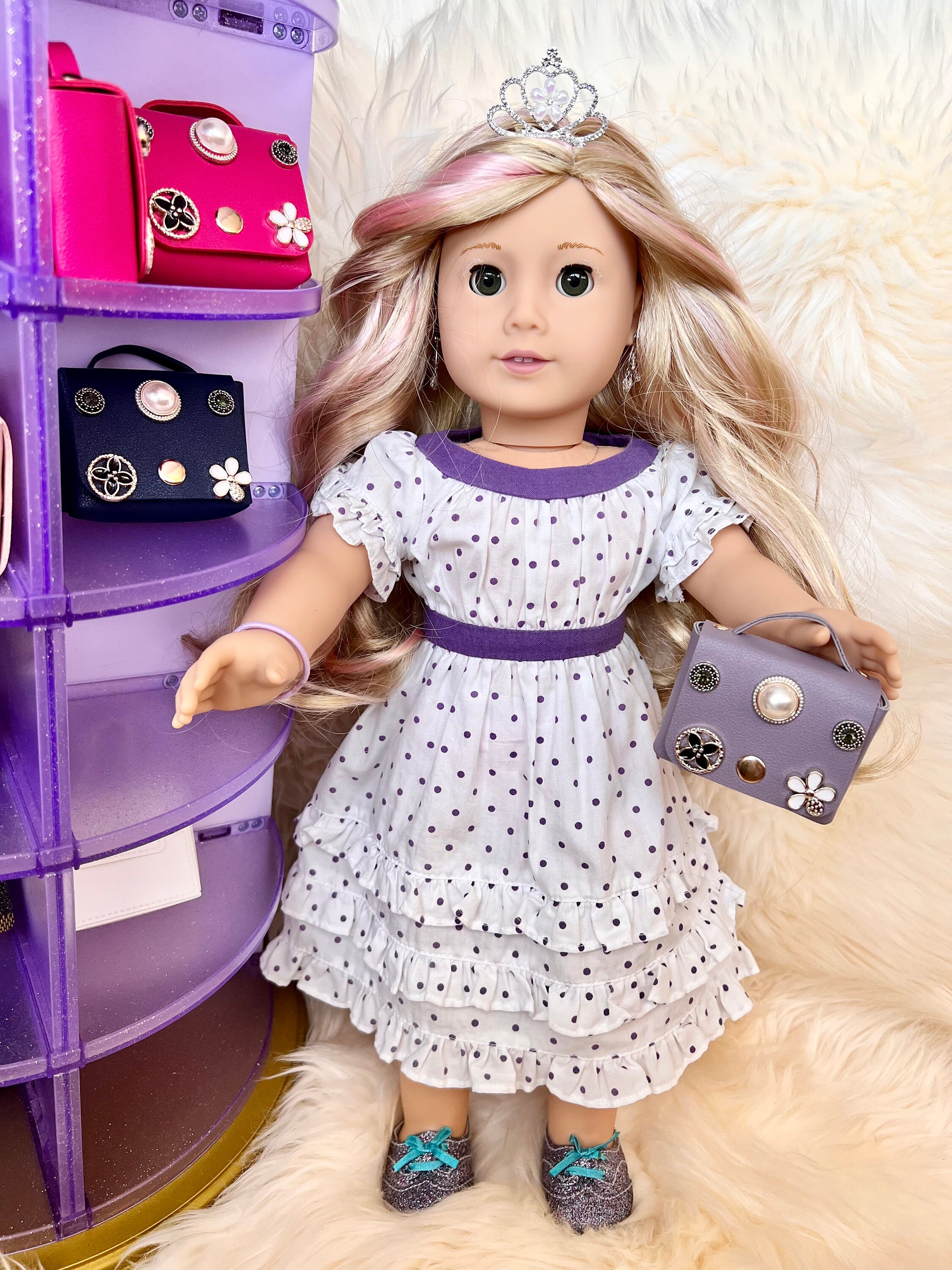 Mini Modern Purse for 18 Inch Dolls or American Girl Dolls - Etsy