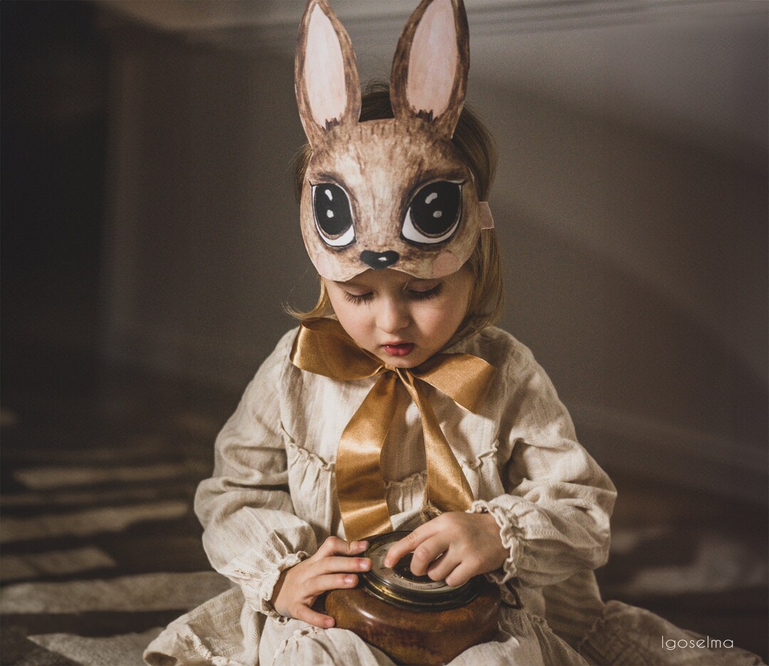 Hare Mask, Printable Mask, Diy Project, for Kids, Decorations, Birthday ...