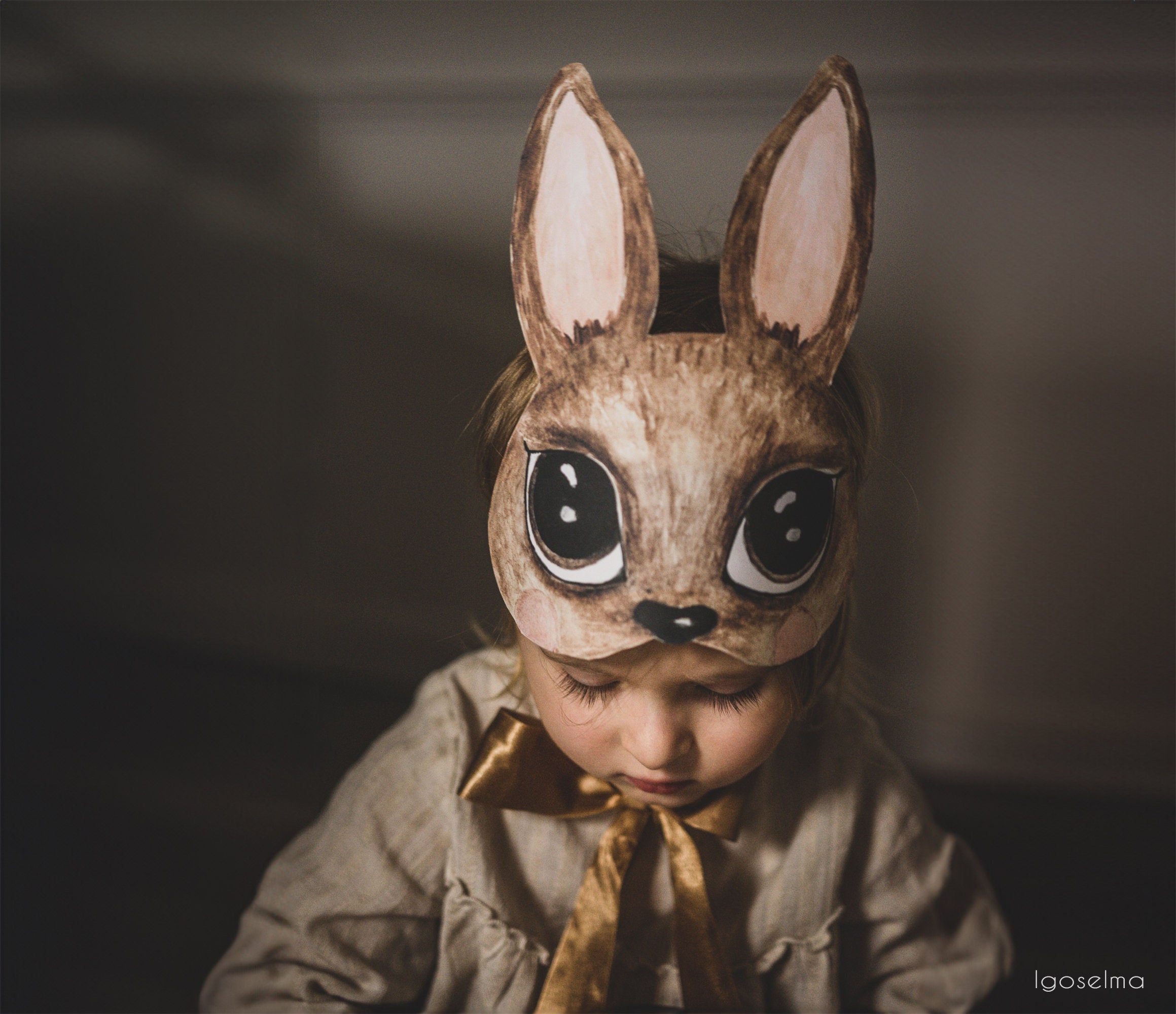 Hare Mask, Printable Mask, Diy Project, for Kids, Decorations, Birthday ...