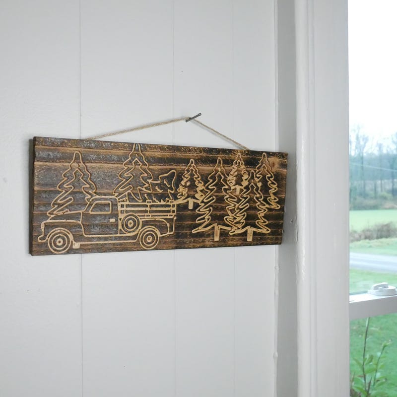 Shou Sugi Ban Wood Sign - Etsy