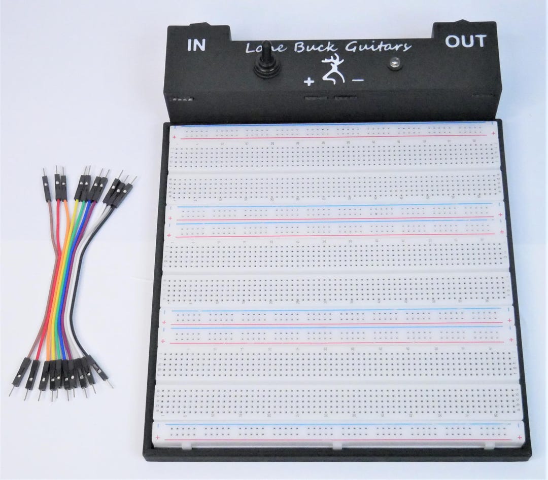 Pedal Building Breadboard With True Bypass, Solderless, LED, and 1/4 ...