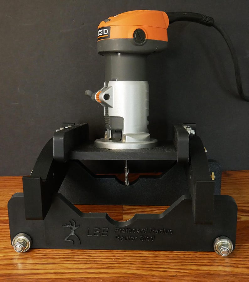 Guitar Fretboard Router Radius Jig Sled for Multiple Routers Many ...