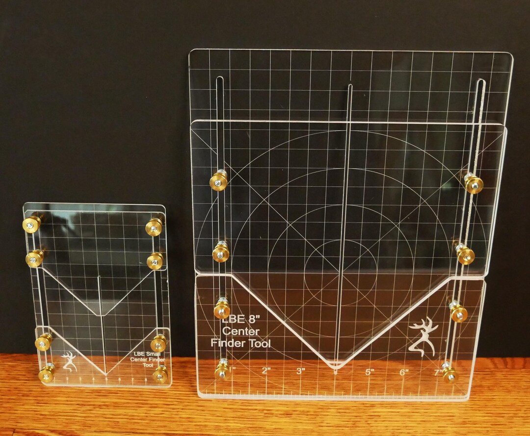 Center Finding Tool Jig: Acrylic Layout for Jewelry, Crafters Guitar ...