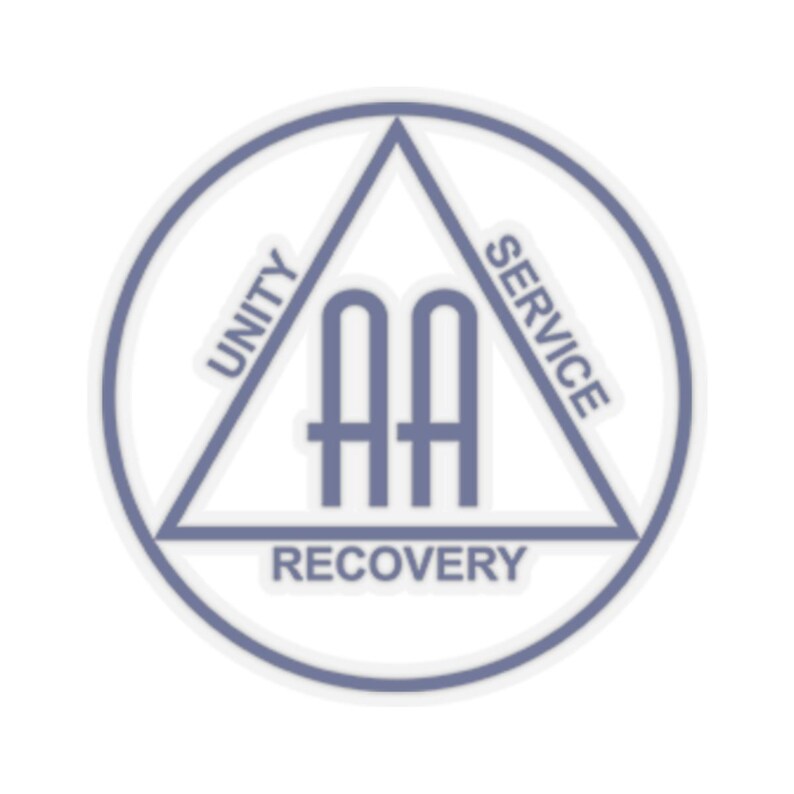 Sobriety AA Kiss-cut Stickers, Recovery Unity Service, Alcoholics ...
