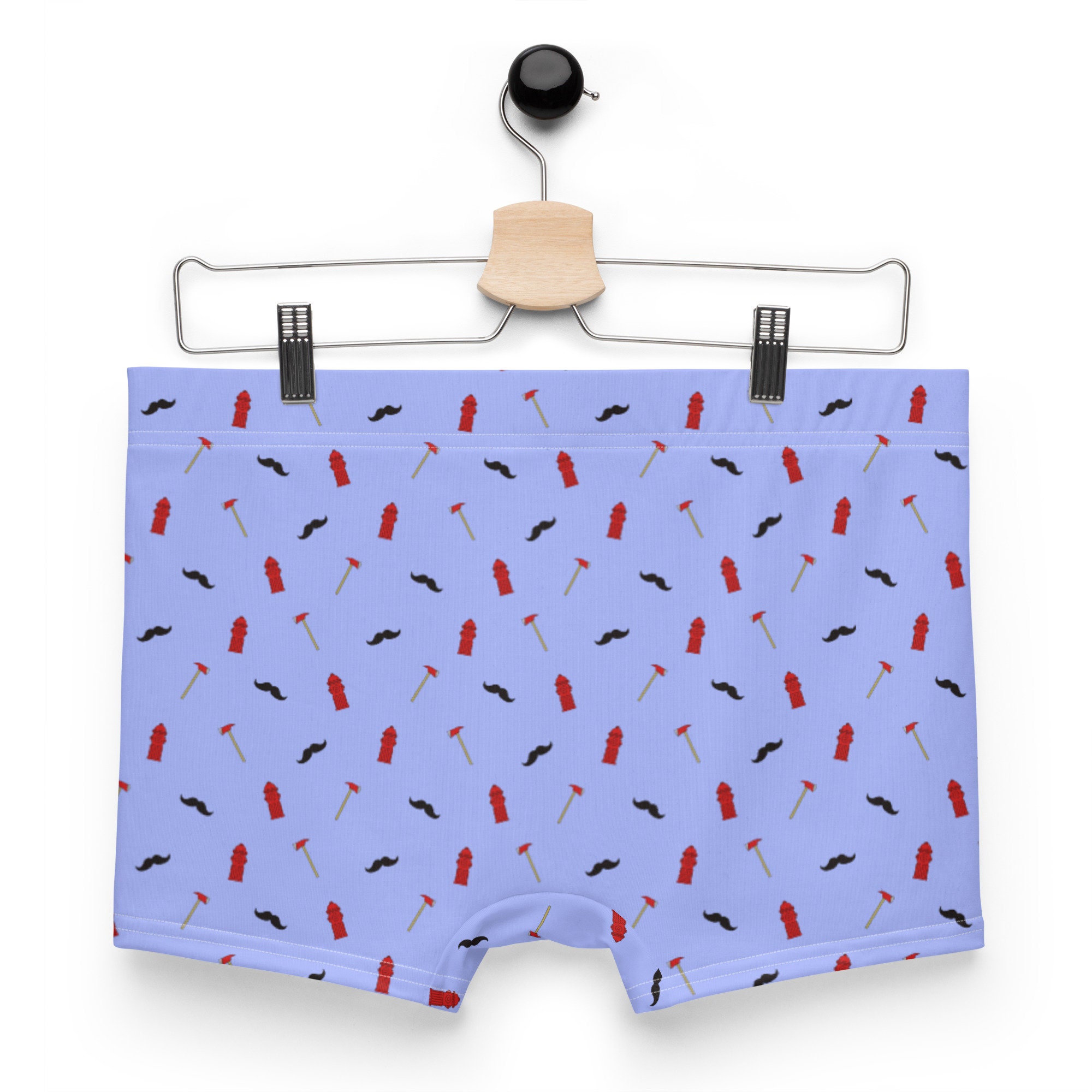 Fireman's Boxer Briefs Underwear Funny Firefighter Shorts to Show Your ...