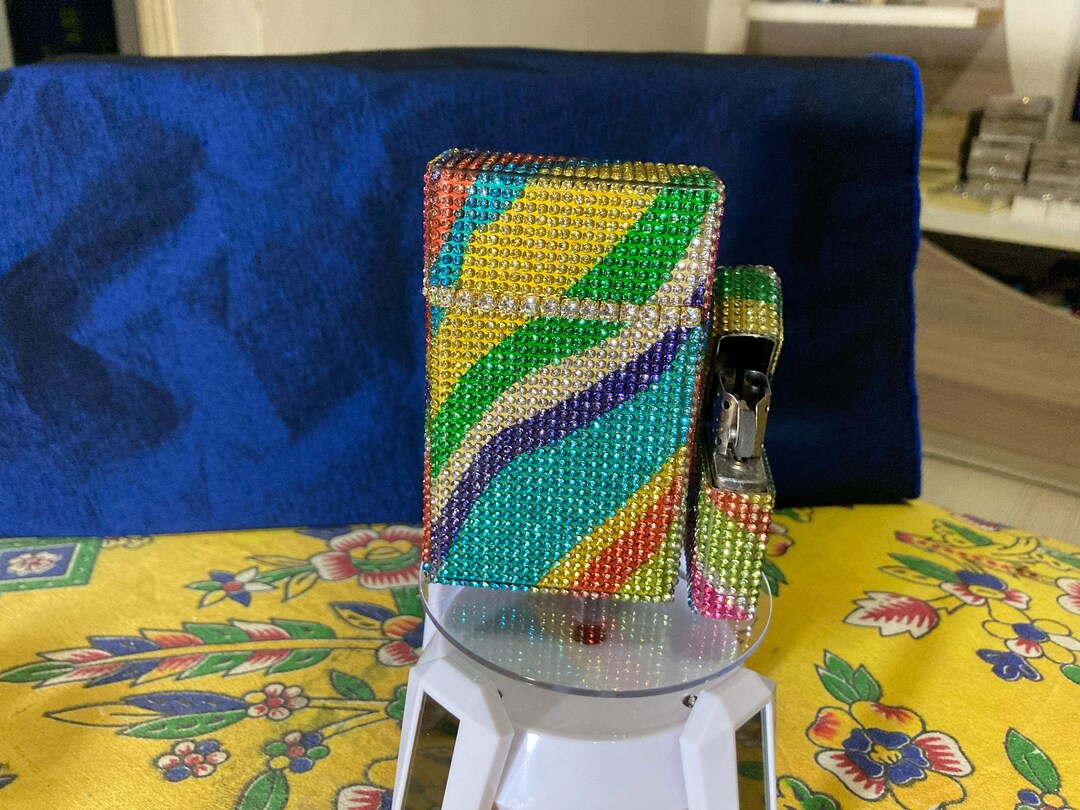 Luxury Cigarette Box Covered With Precious Stones Design - Etsy