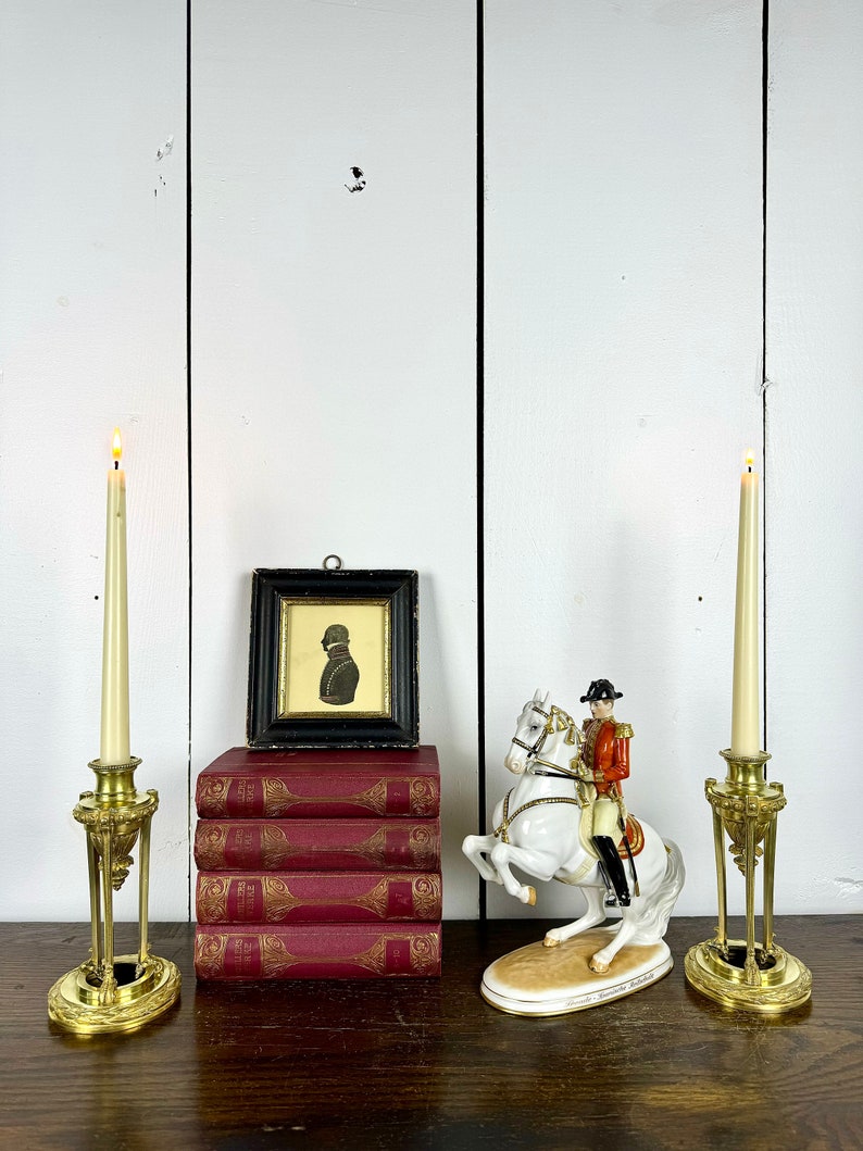 Antique Borghese Silhouette Painting by John Buncombe officer of the ...