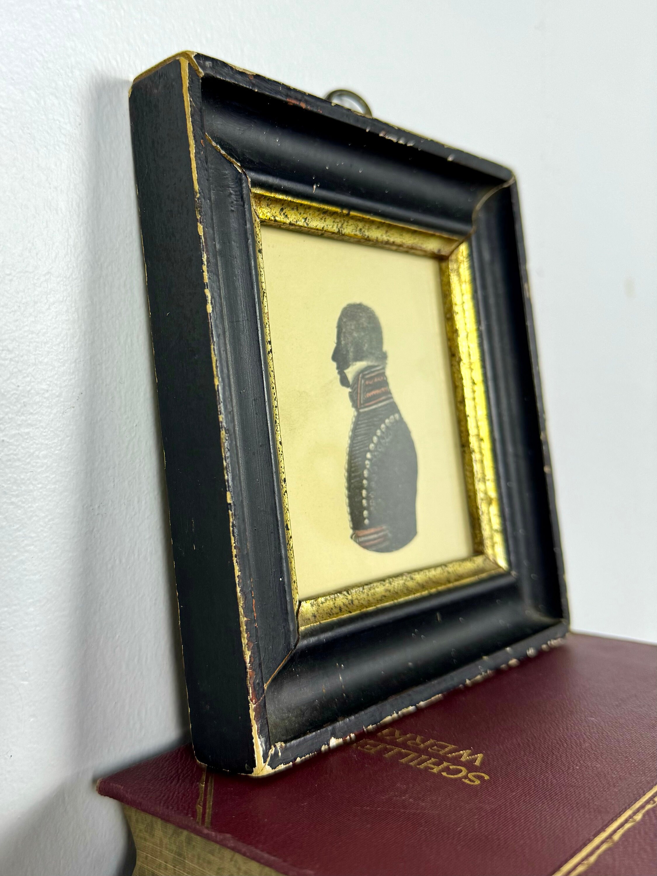 Antique Borghese Silhouette Painting by John Buncombe “officer of the ...