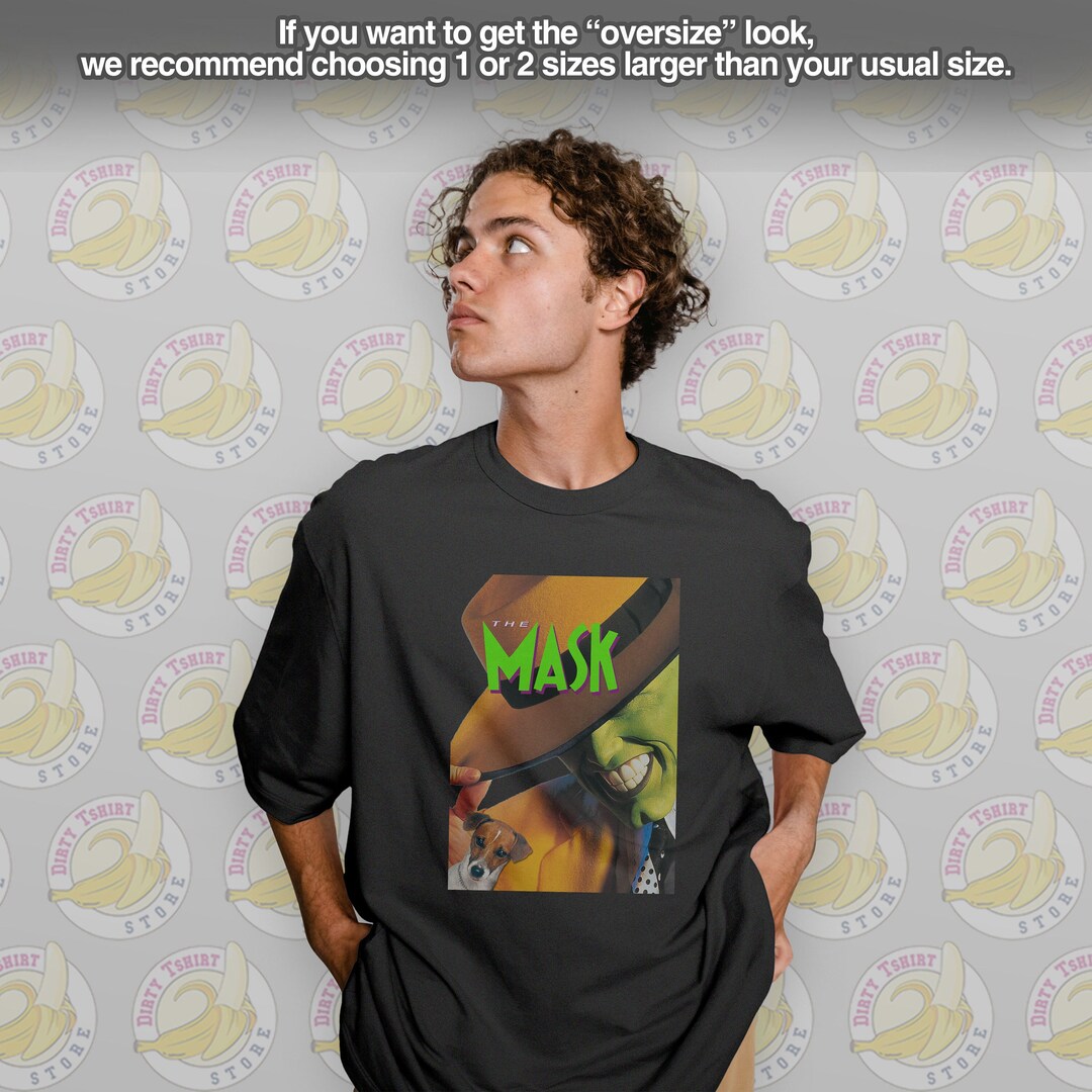 The Mask T-shirt the Mask Movie Poster Shirt Jim Carrey the - Etsy