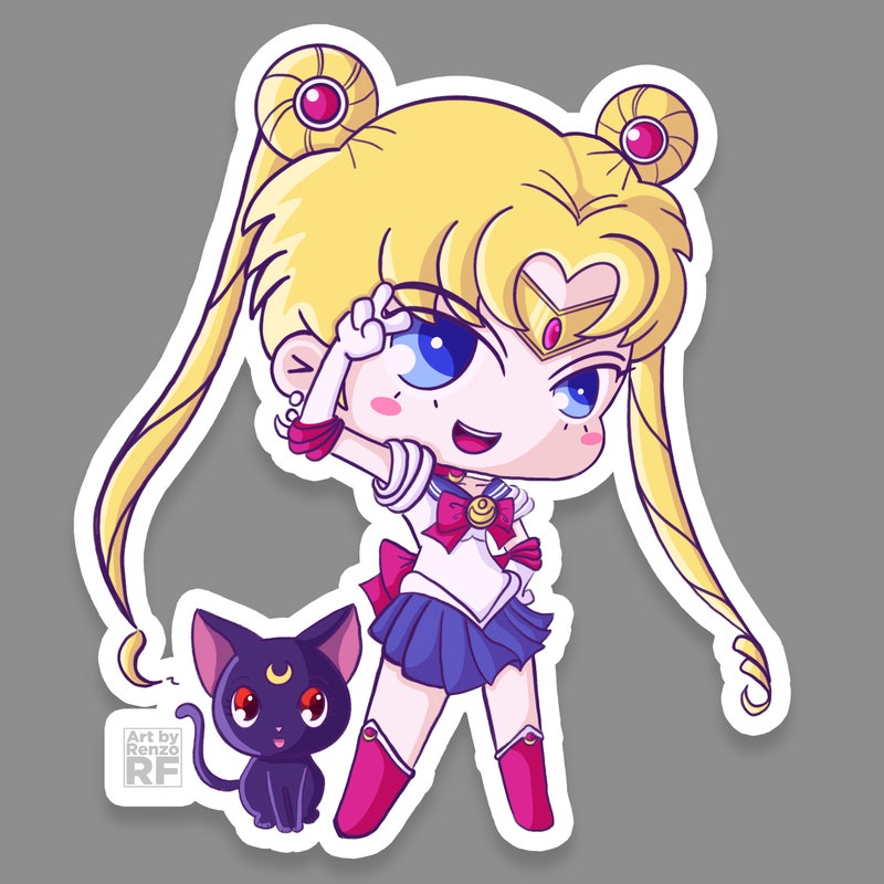 Sailor Moon Stickers - Etsy