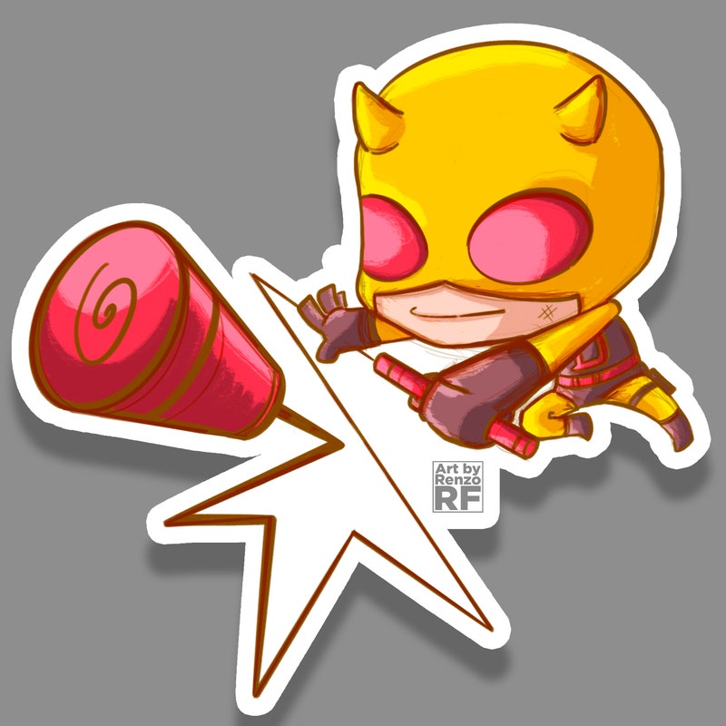 Daredevil Stickers - Etsy