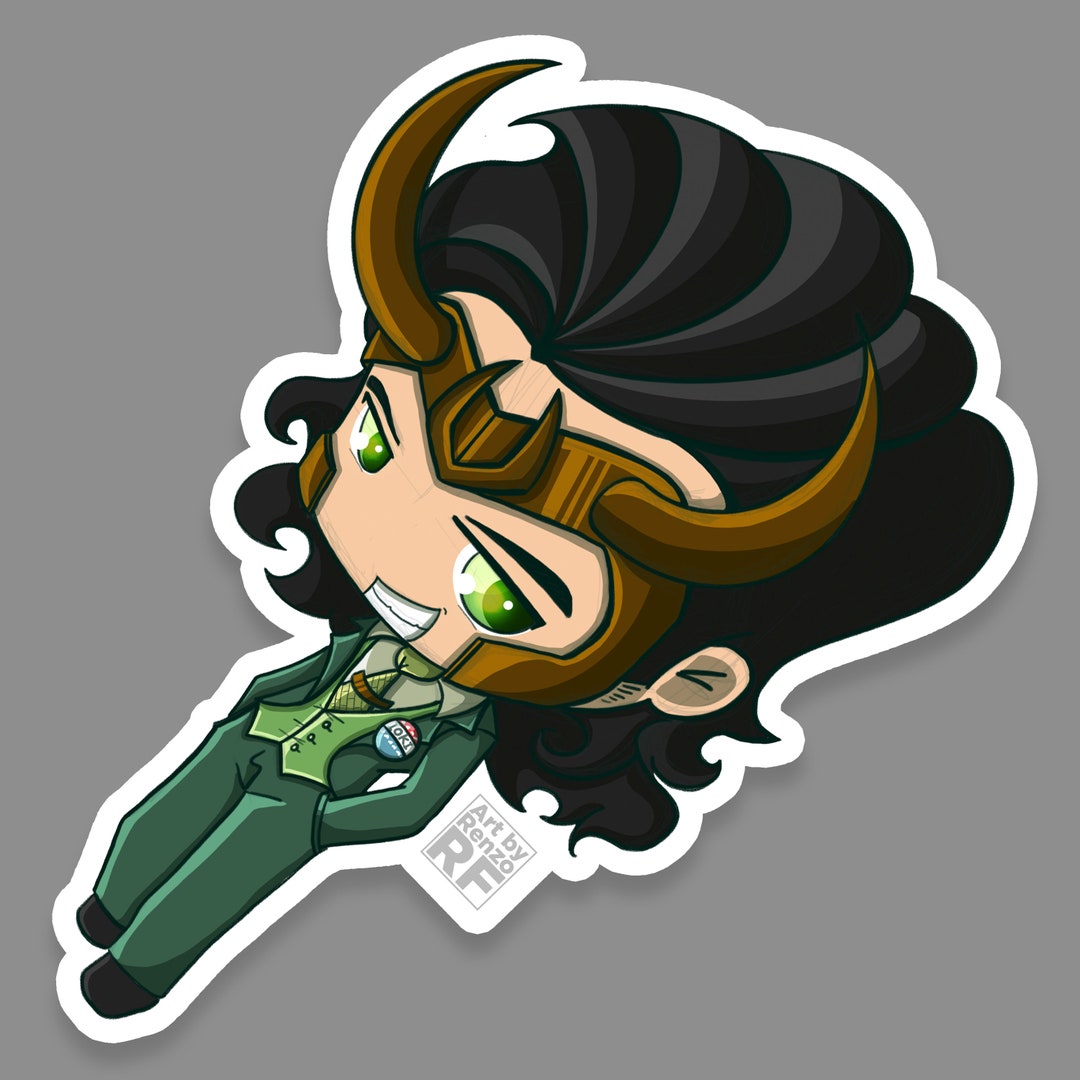 President Loki Sticker Kiss-cut Stickers - Etsy