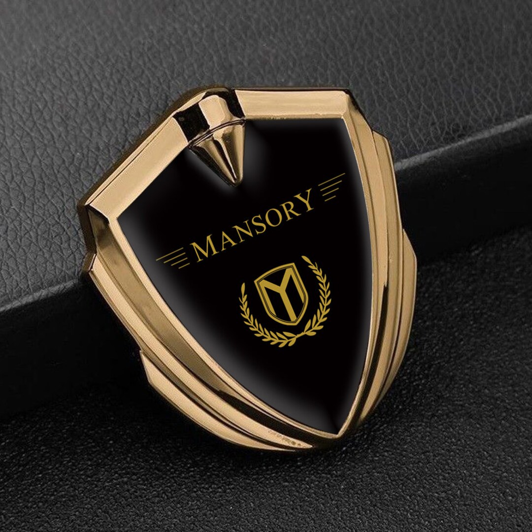 Luxury Club Mansory Self-adhesive Metal Shield Sticker Decal - Etsy