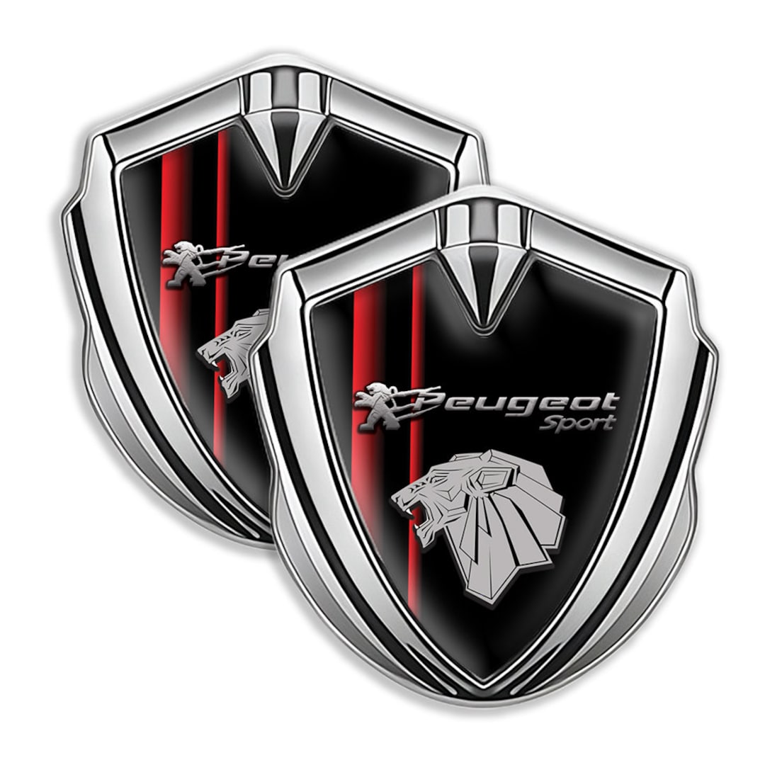 Peugeot Self-adhesive Metal Shield Sticker Decal for Car - Etsy