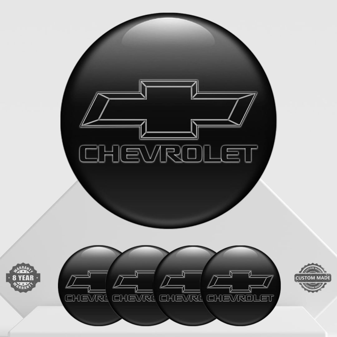 4xall Sizes 3D Chevrolet Decal Domed Stickers Wheel Center Hub - Etsy