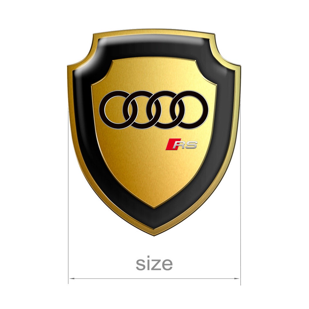 Escudo Audi Todos los tamaños Emblema abovedado Pegatinas de - Etsy España