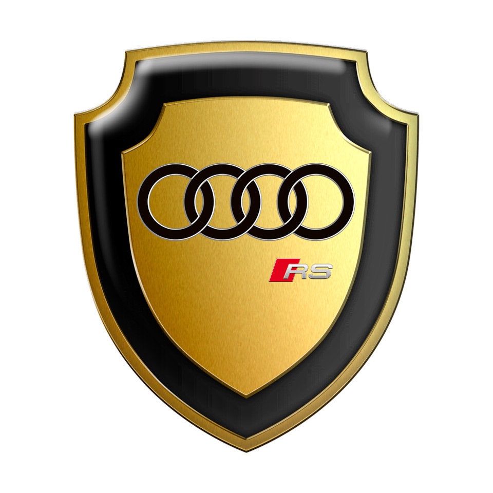 Escudo Audi Todos los tamaños Emblema abovedado Pegatinas de - Etsy España