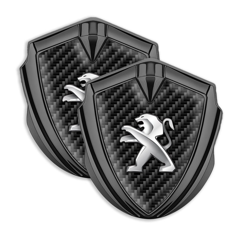 Peugeot Self-adhesive Metal Shield Sticker Decal for Car - Etsy