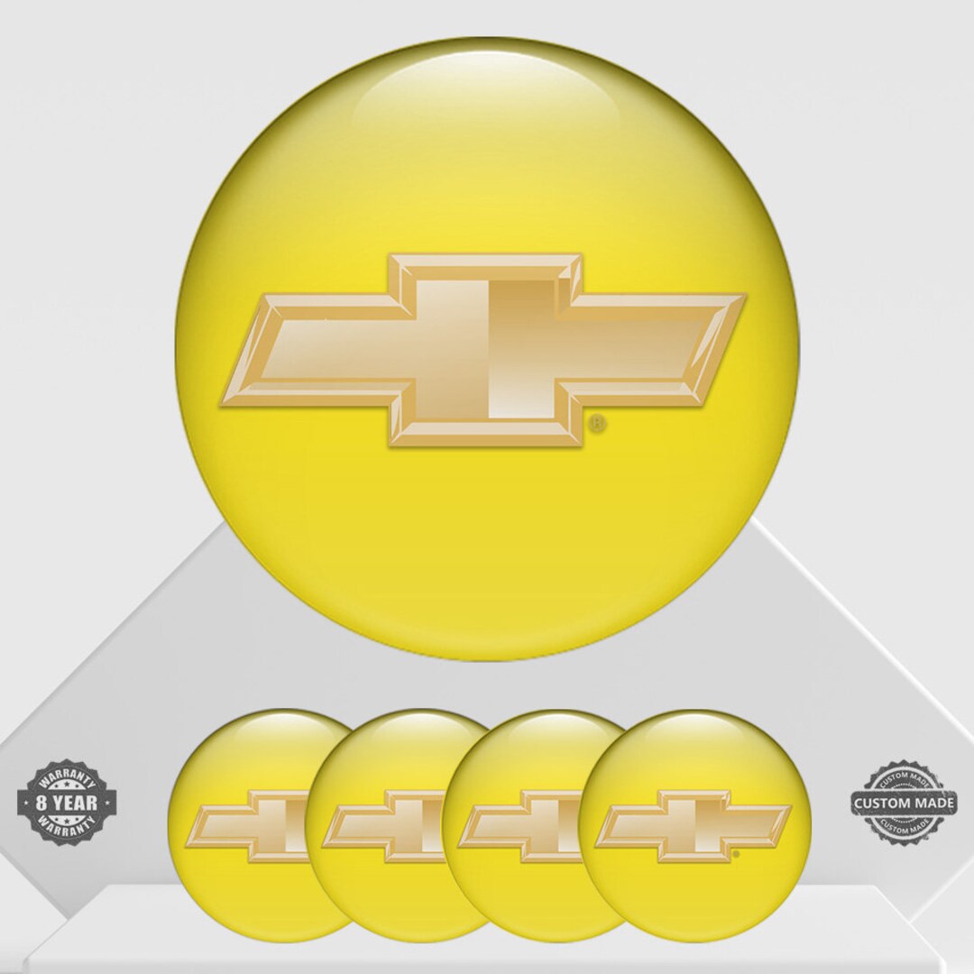 4xall Sizes 3D Chevrolet Decal Domed Stickers Wheel Center Hub - Etsy