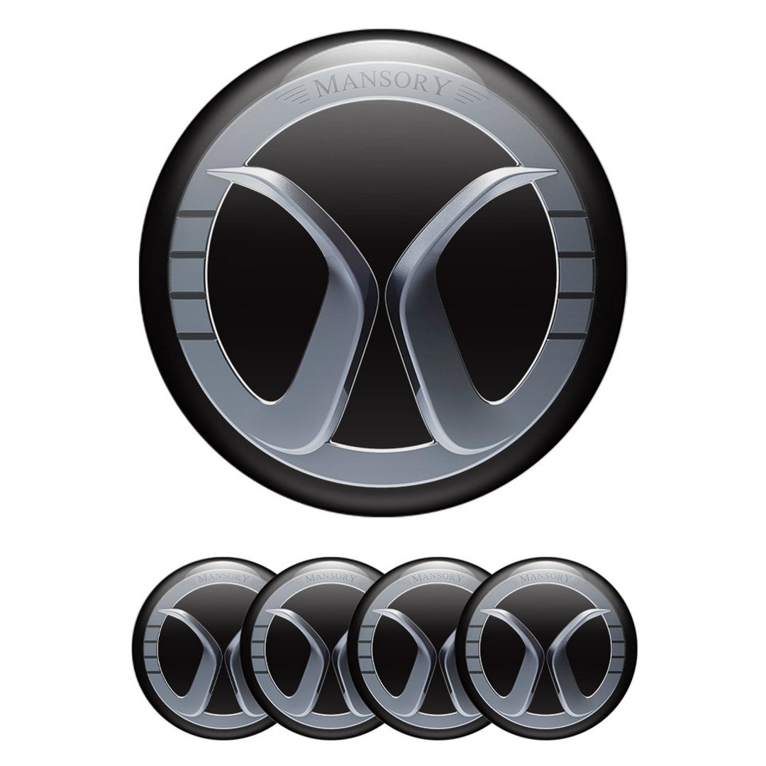 4xall Sizes 3D Mansory Print Logo Domed Stickers for Wheel - Etsy