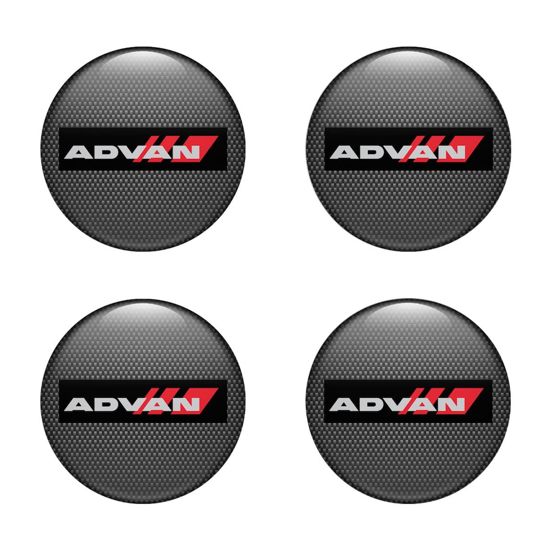4xall Sizes 3D Advan Racing Print Logo Domed Stickers for - Etsy