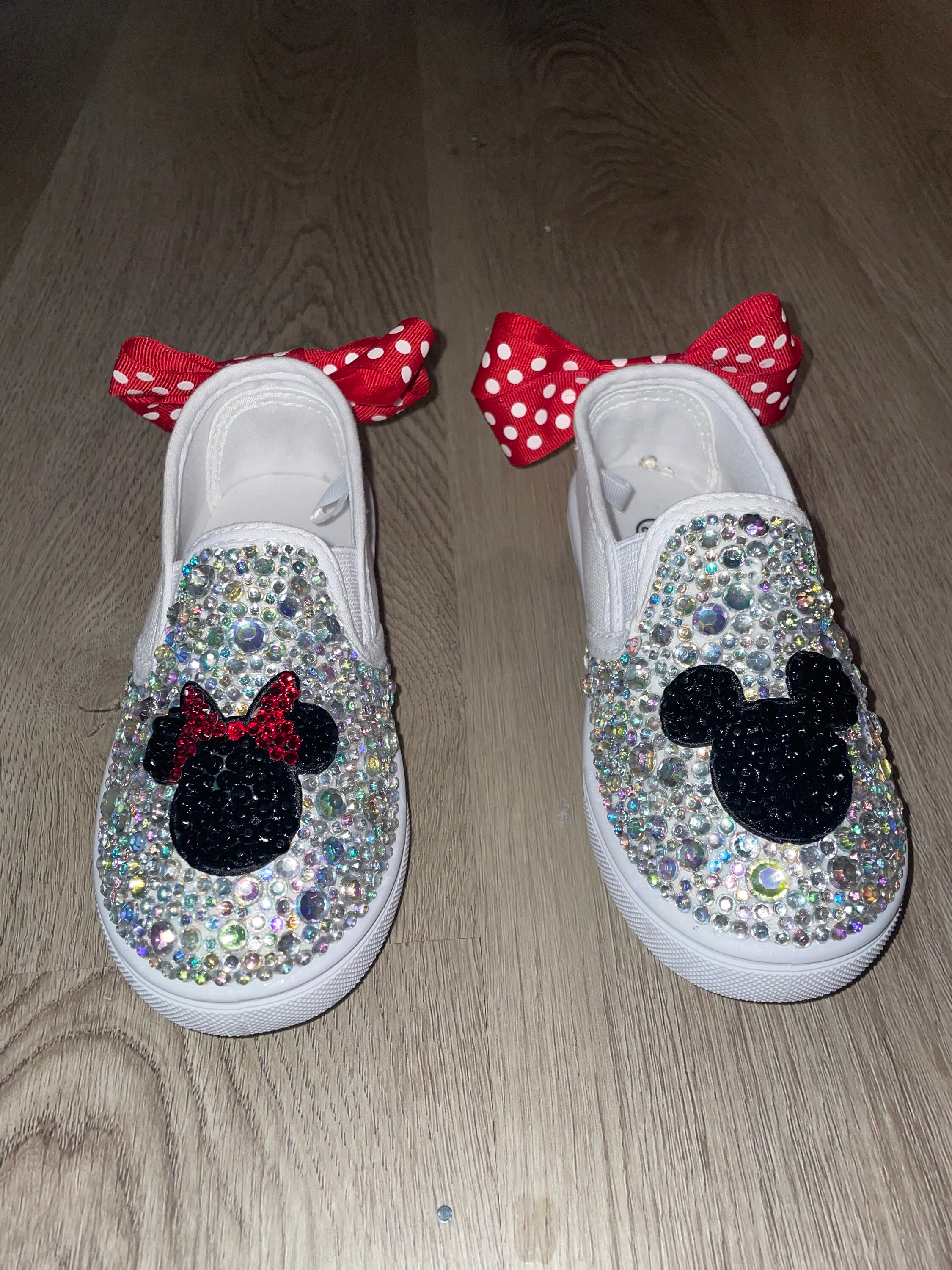 Toddler Disney Shoes Cutest Ever Mickey and Mini Mouse Shoes - Etsy