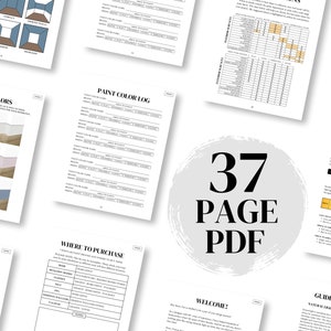 Sherwin Williams Whole House Paint Palette: Wallflower Color Set (PDF ...