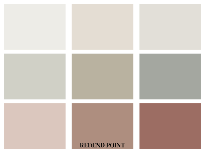 Sherwin Williams Whole House Paint Palette - REDEND POINT Paint ...