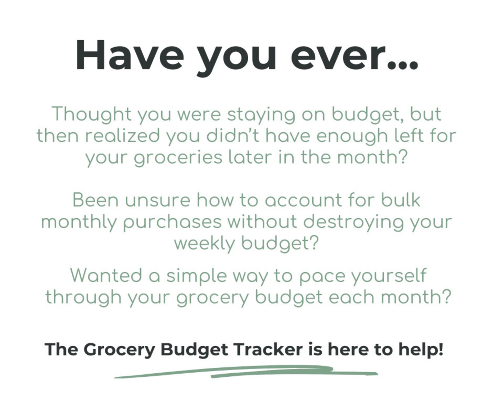 The Grocery Budget Tracker Print Template - Etsy