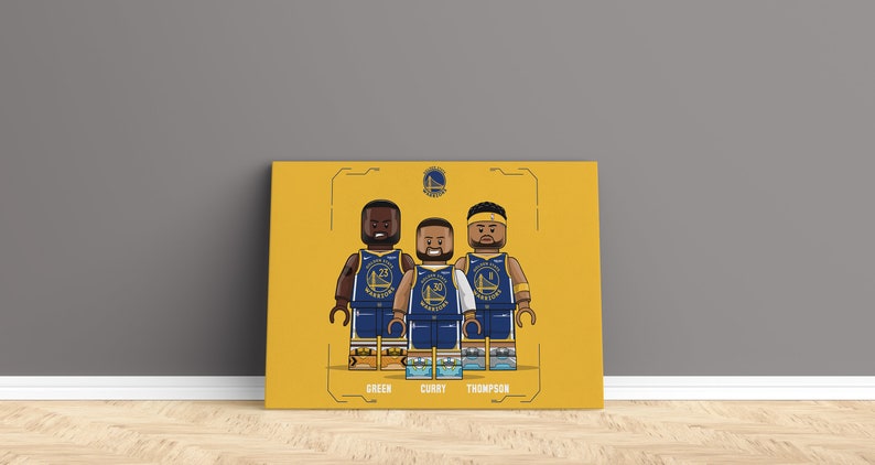 Golden State Warriors Poster for Sports Fan Basketball Poster NBA ...