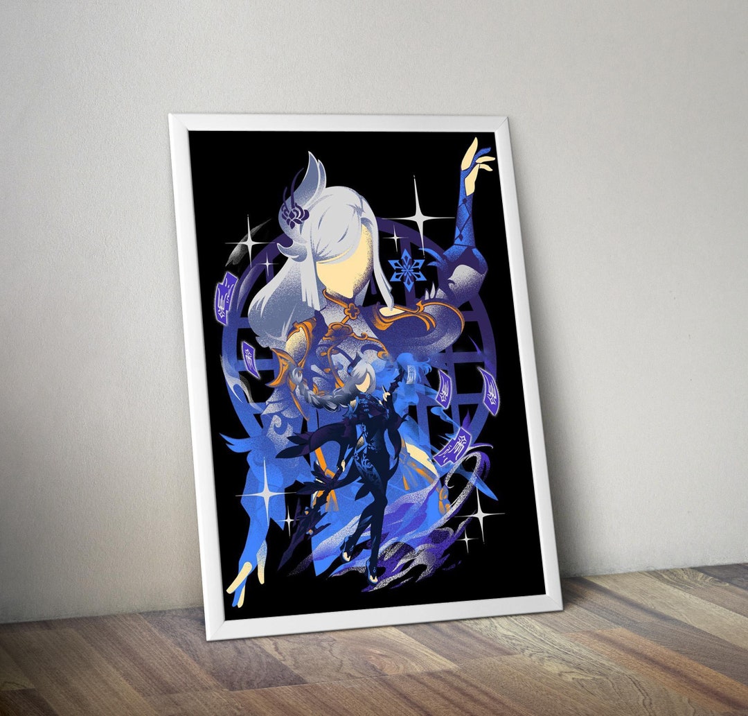 Shenhe Genshin Impact Poster Genshin Impact Genshin Impact Poster ...