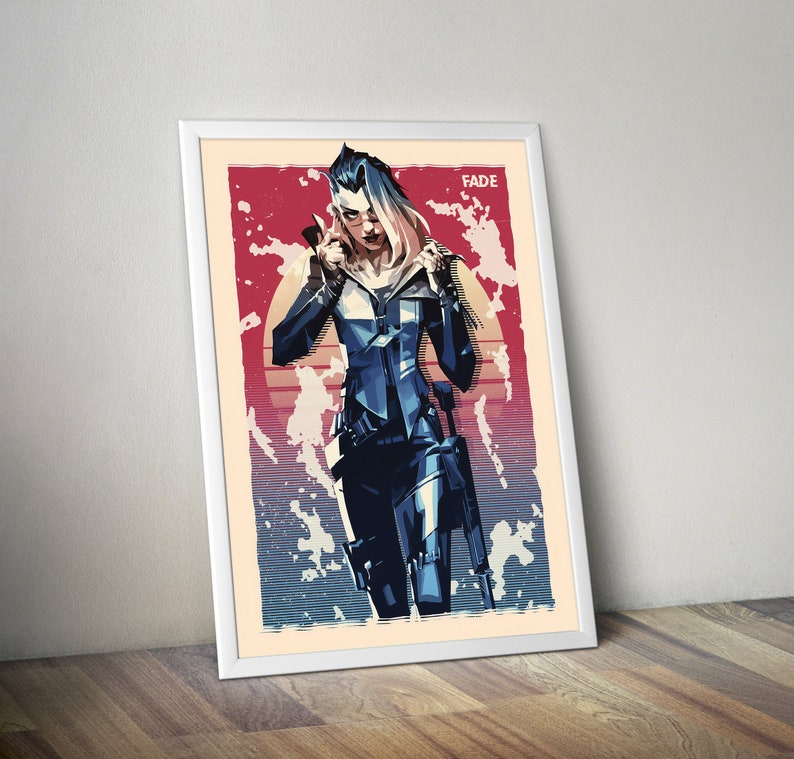 Fade Valorant Poster Valorant Valorant Poster Gamer Room Decor - Etsy