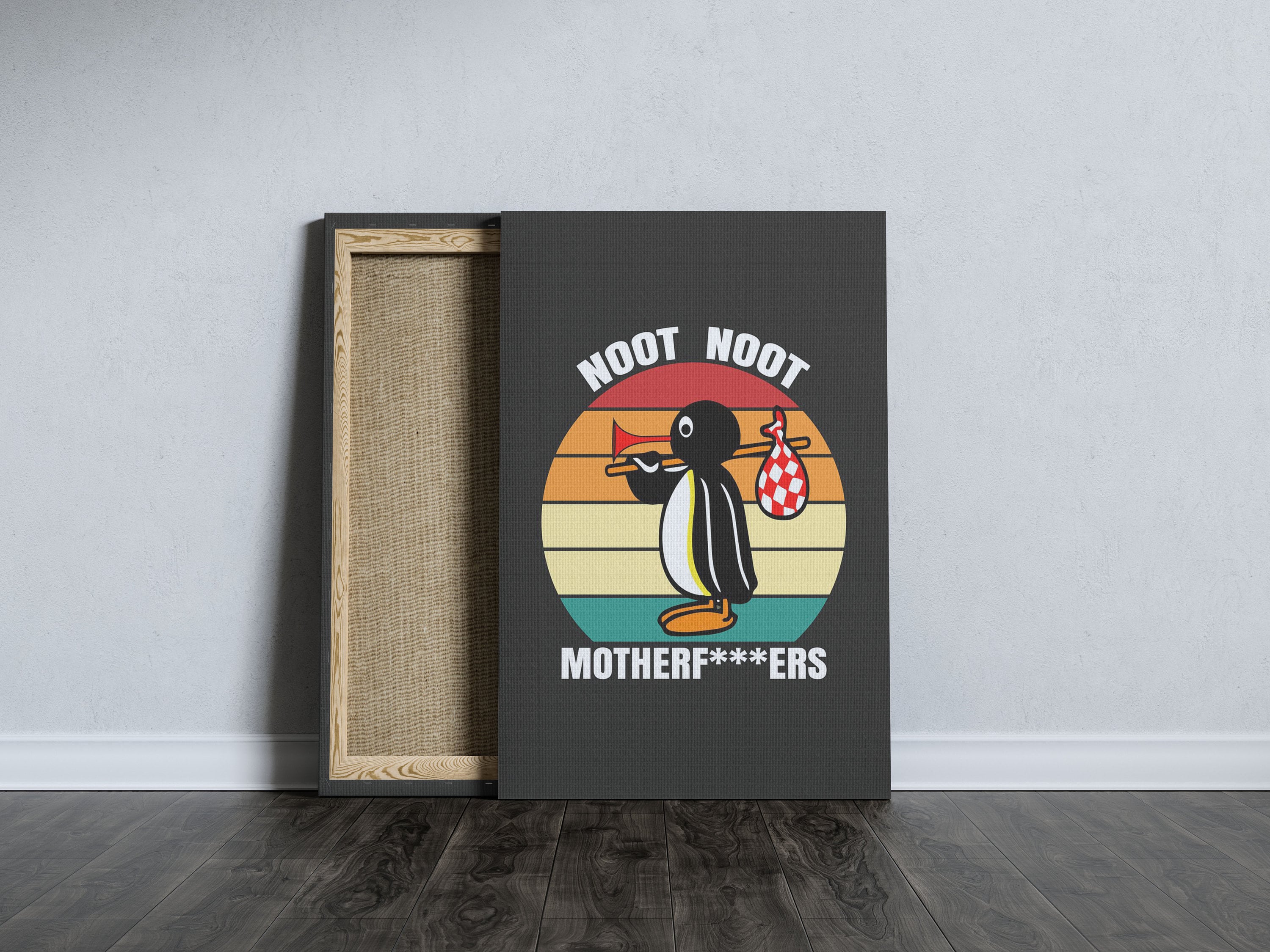 Noot Noot Pingu Poster Funny Pinguin Funny Memes Funny Present - Etsy