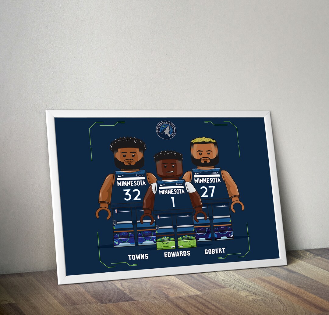 Minnesota Timberwolves Poster for Sports Fan Basketball Poster NBA ...