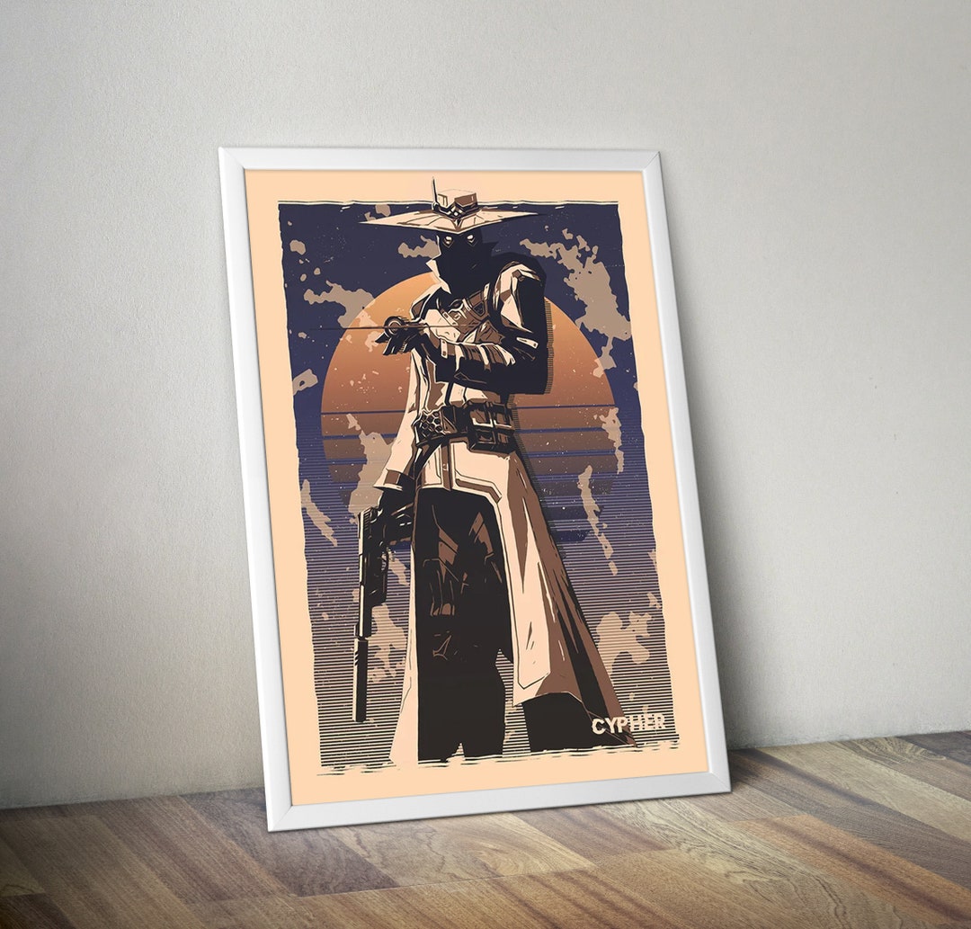 Cypher Valorant Poster Valorant Valorant Poster Gamer Room Decor Gift ...