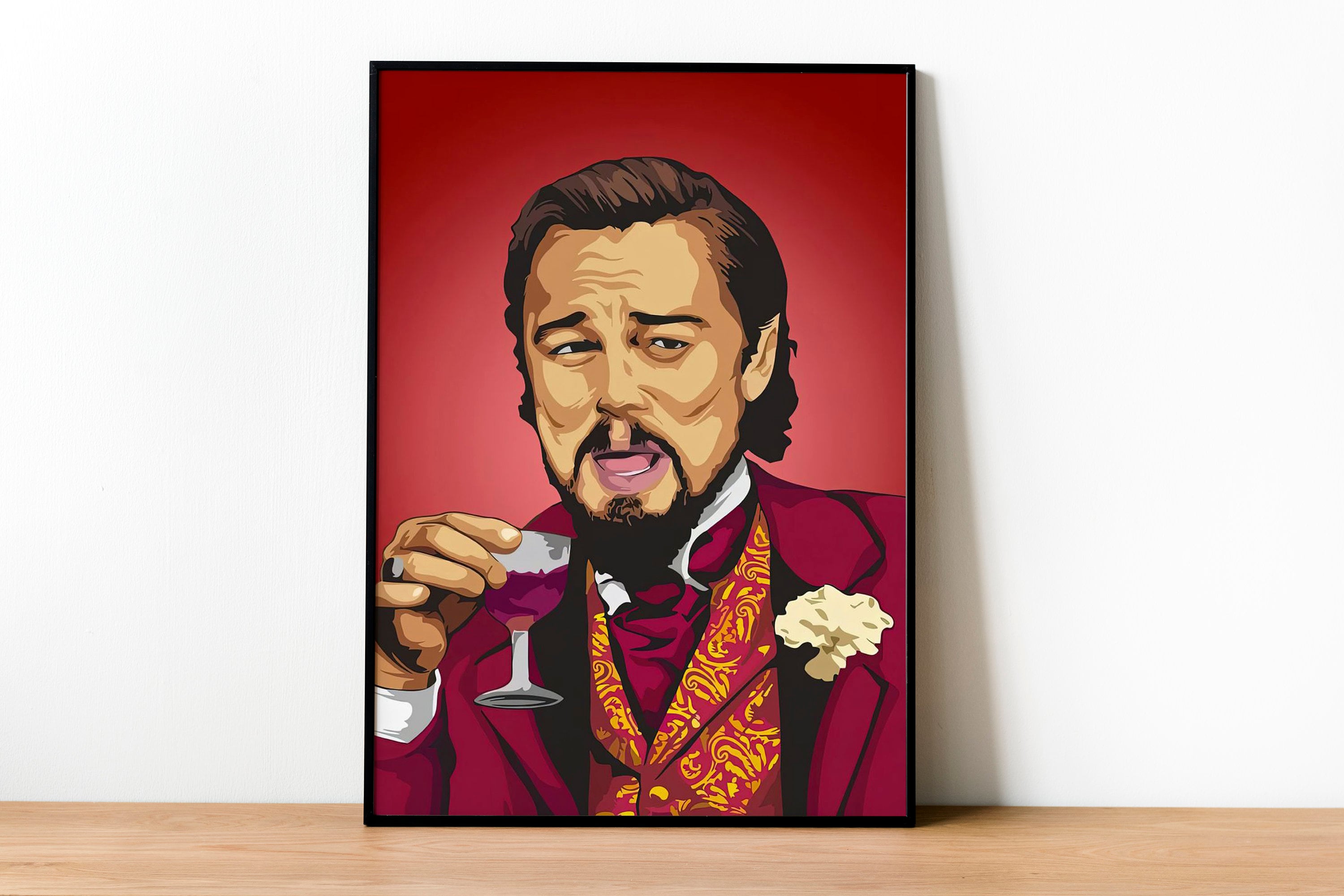 Leo Meme Poster Calvin Candie Memes Funny Present Meme Poster - Etsy