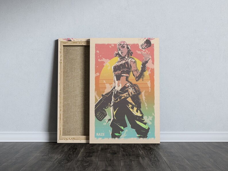 Raze Valorant Poster Valorant Valorant Poster Gamer Room Decor Gift for ...