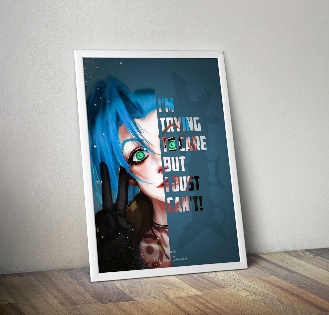 Jinx League of Legends League of Legends Poster Lol Poster the Loose ...