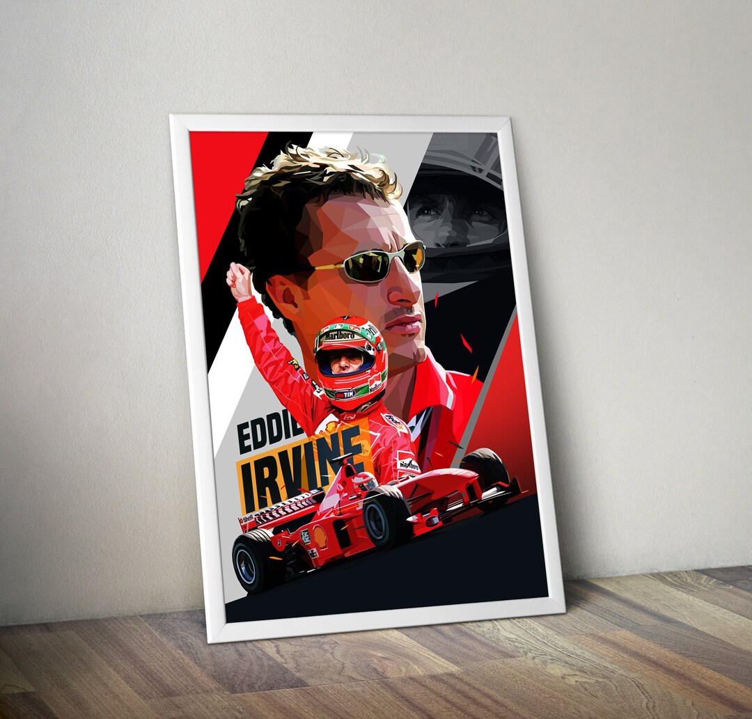 Eddie Irvine Poster F1 Poster F1 Car Poster F1 Car Formula 1 Car F1 ...