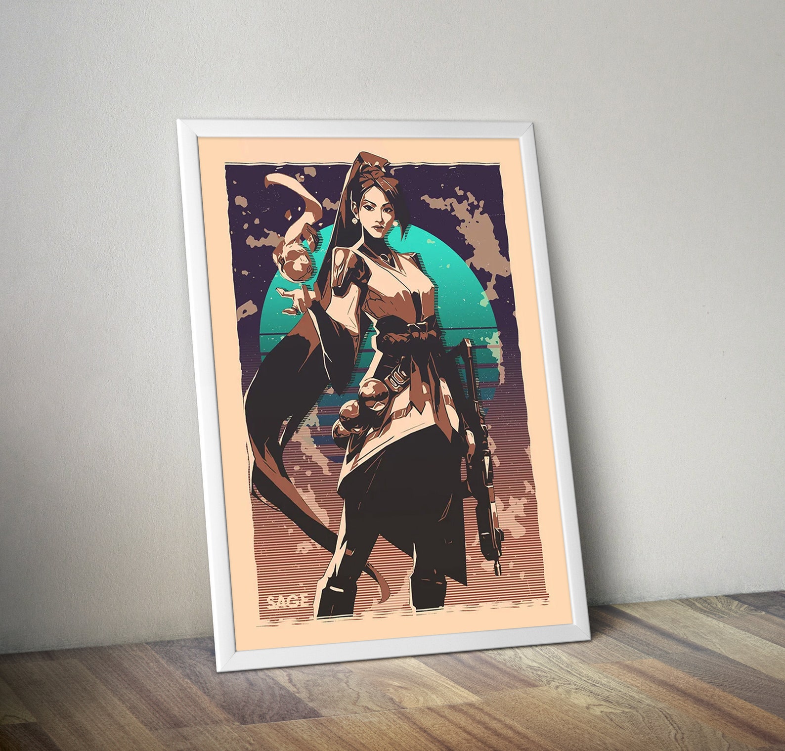 Sage Valorant Poster Valorant Valorant Poster Gamer Room Decor - Etsy